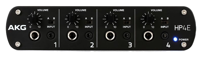 AKG HP4E 4-channel Headphone Amplifier (5-pack) Bundle | Reverb
