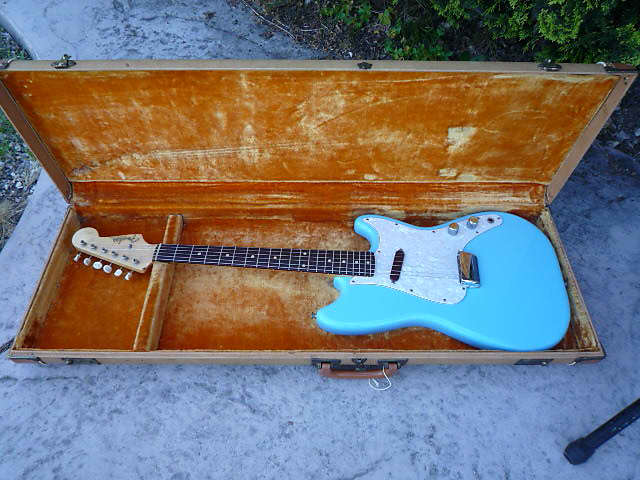Fender Musicmaster 1959-60 - Daphane blue | Reverb