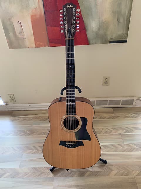 Used Taylor 150e 12 string acoustic electric guitar | Reverb