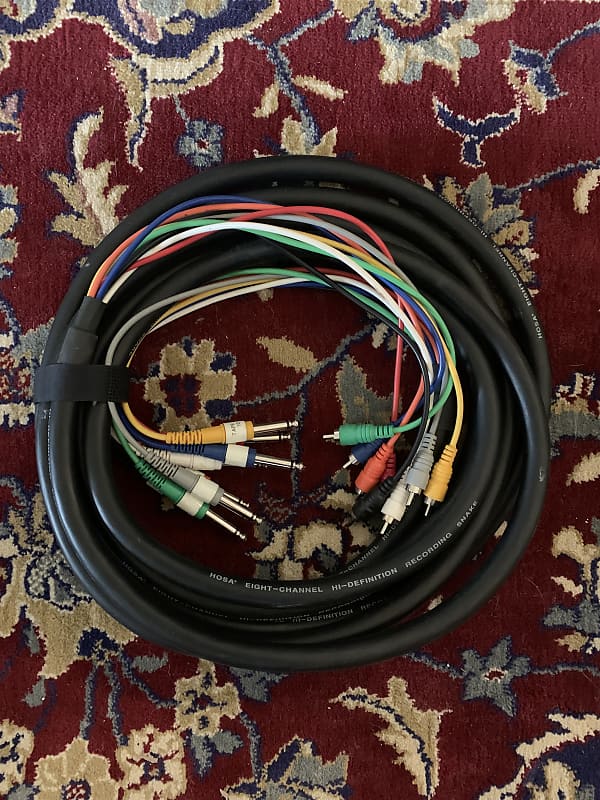 Hosa 1/4 to RCA 8-Channel Snake | Reverb UK