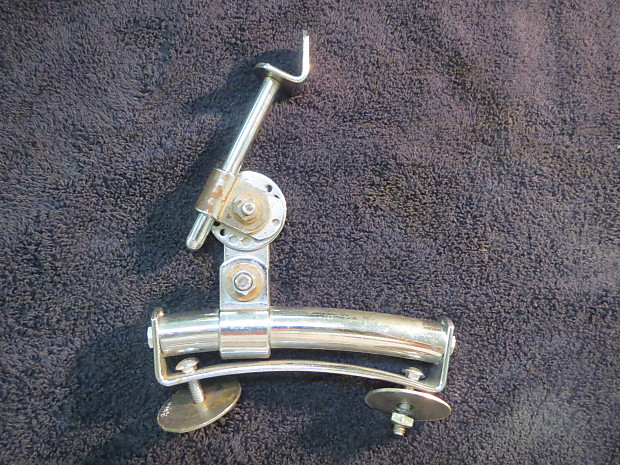 Vintage Gretsch Rail Consolette Tom Holder 1960s Chrome Long | Reverb