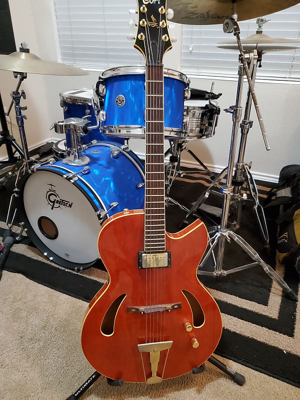 Cort TRG-1 Jim Triggs Archtop 1998-2004 - Orange | Reverb