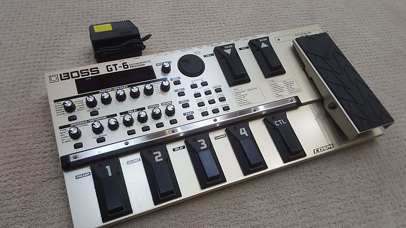 Boss GT-6 Guitar Multi-Effects Processor Pedal COSM Power | Reverb