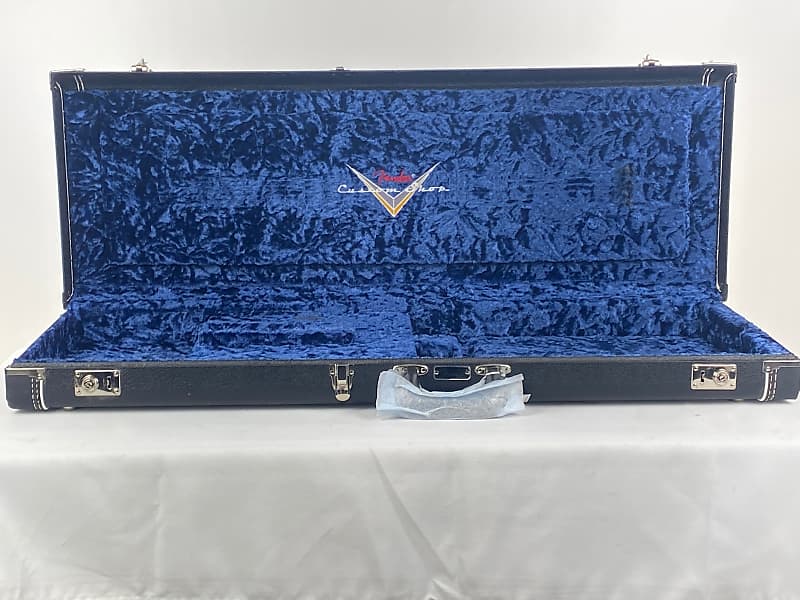 Fender Custom Shop Strat/Tele Case Blue Interior Used | Reverb