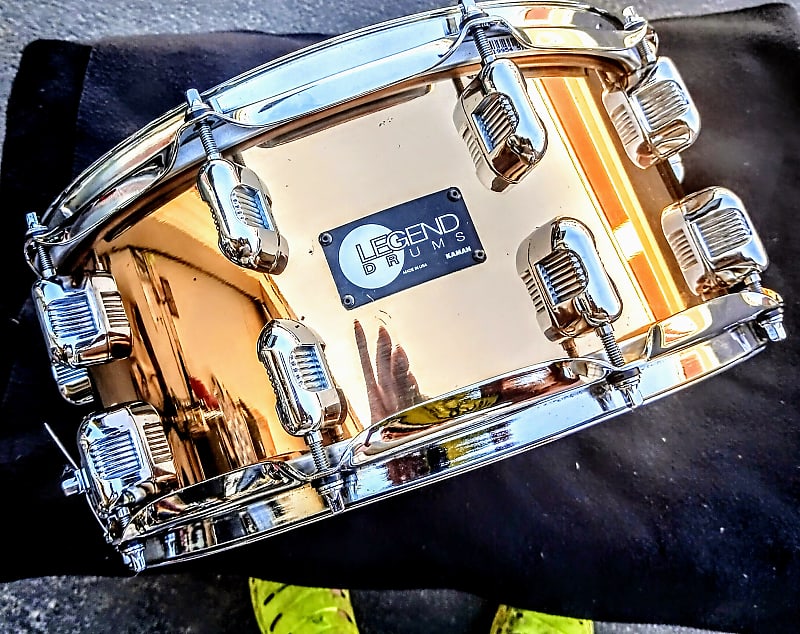 Legend L-614PB 6.5x14" Phosphor Bronze Snare Drum 1990s - | Reverb
