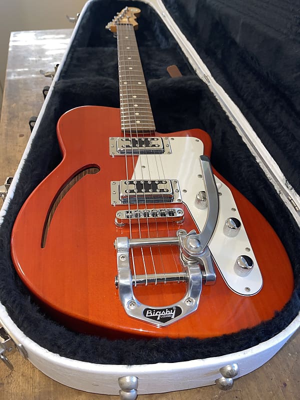 Reverend Flatroc Prototype - chambered alder with shooting | Reverb