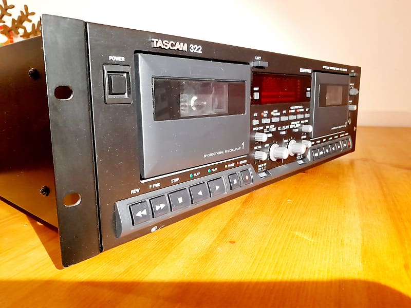 TASCAM 322 - Double Auto Reverse Cassette Deck mid-90s | Reverb