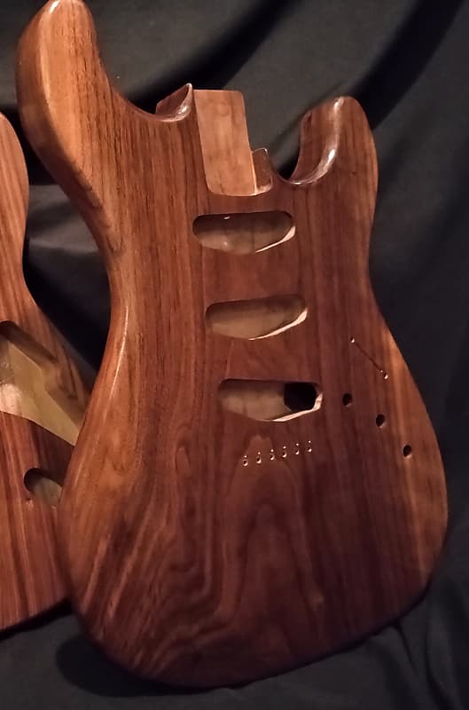 Custom Walnut Strat Stratocaster body | Reverb