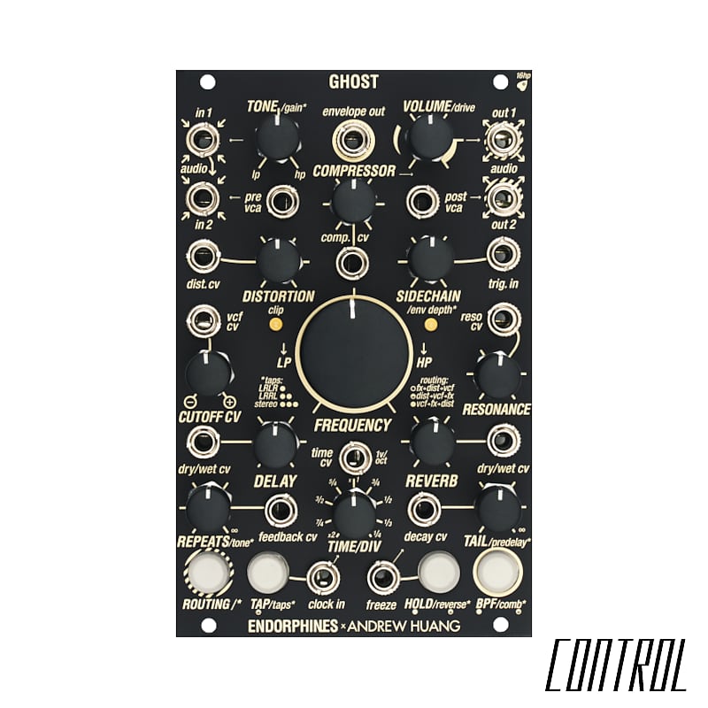 Endorphin.es Ghost - Stereo Audio Processor (Black) | Reverb