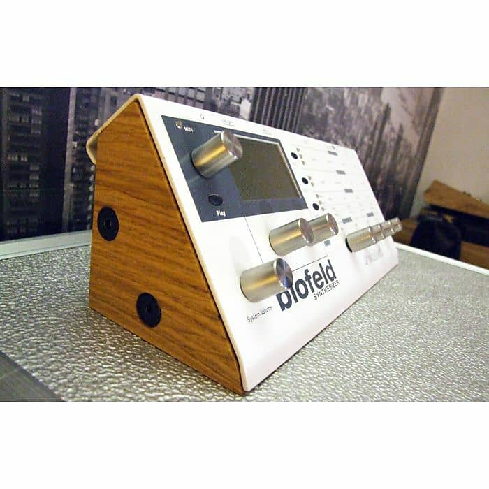 Synths & Wood Solid Oak End Cheeks Stand For Waldorf Blofeld | Reverb