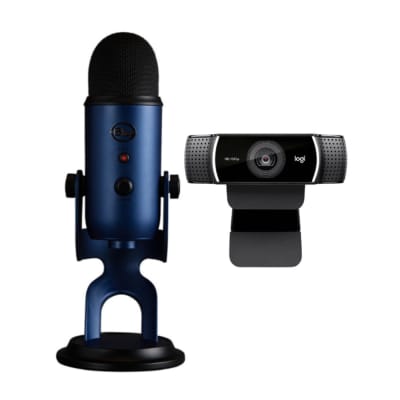 Logitech StreamCam Plus Webcam with Tripod and Blue | Reverb