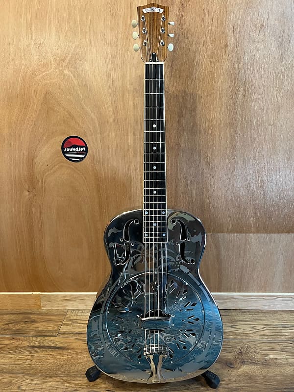 National Reso-phonic style O 14 frets 2006 - Mirror Nickel | Reverb
