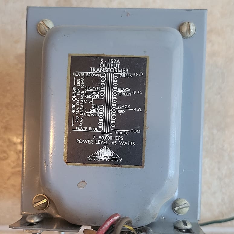 Triad S-152a 1950-1960's Hi-Fi 65w Output Transfomer 4,8,16 | Reverb