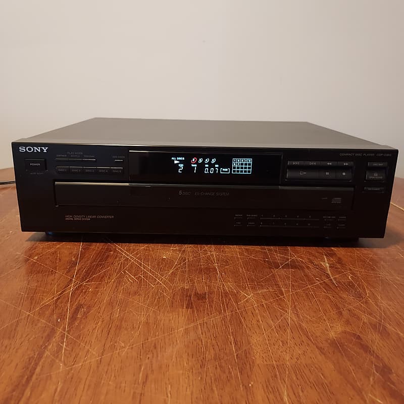 Sony CDP-C265 5-Disc CD Carousel Changer Player - Works - | Reverb
