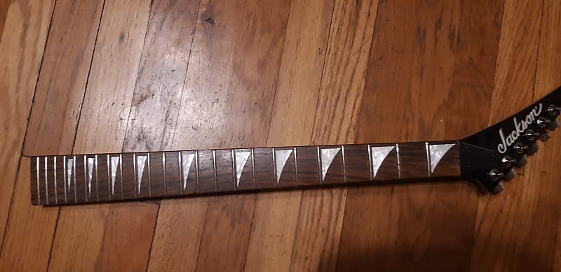 Jackson Reverse Headstock 24 Fret Shark Tooth Inlay Loaded | Reverb