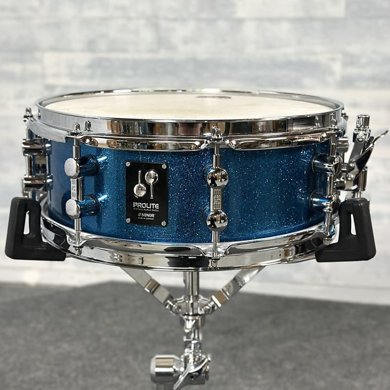 Used Sonor Prolite Snare Drum 13x5 Blue Sparkle - Very Good | Reverb