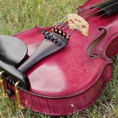 Crow Creek Fiddles 5-String Maggini Model Violin with Fancy | Reverb