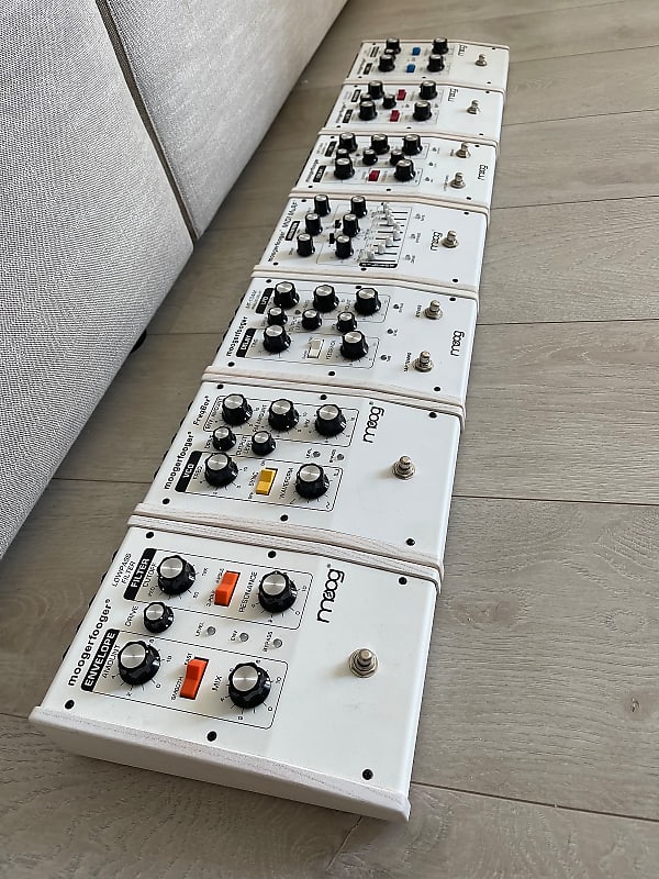 Moog Moogerfooger Complete Collection of 7 (White Edition) + | Reverb