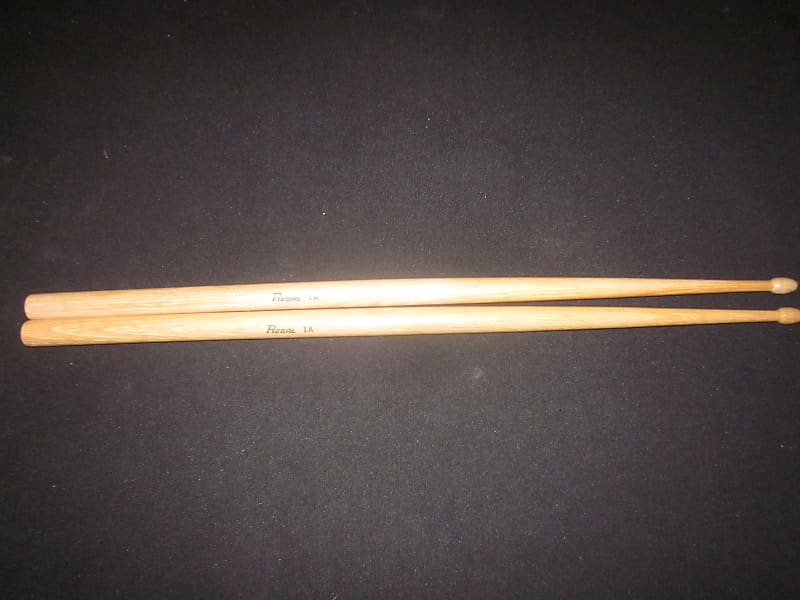 Vintage Regal Tip 1A Drumsticks Wood Tip 1 Pair - Hickory | Reverb
