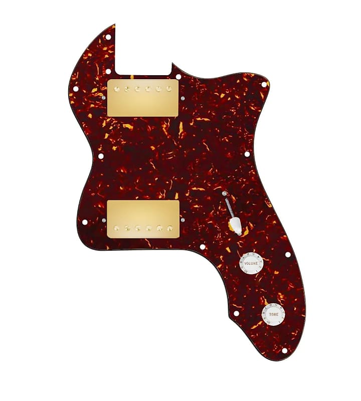 920D Custom 72 Thinline Tele Loaded Pickguard With Gold | Reverb