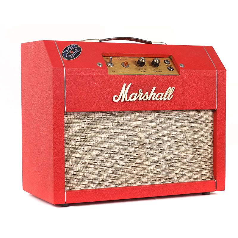1960s Marshall Capri Combo Amplifier Red Tolex | Reverb