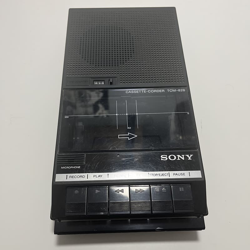 Vintage Sony Cassette Tape Recorder Player Serviced Includes | Reverb