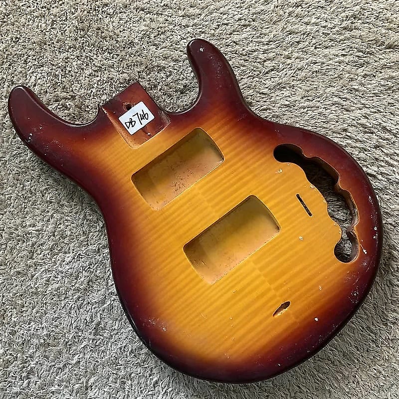 4 String Bass MM Style Basswood Body with Tiger Maple | Reverb Canada