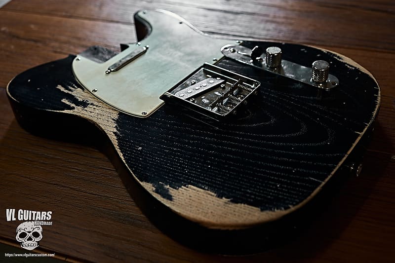 Telecaster Black Relic Body | Reverb