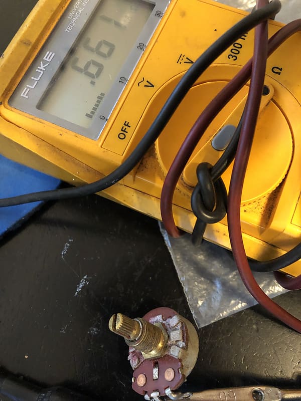 CTS 500K pot audio Gibson 196? 1960s solder-covered | Reverb Canada