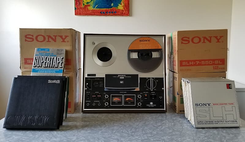 Tape Vintage Analog 1/4" , Reel to Reel Tape Recorder - Sony | Reverb