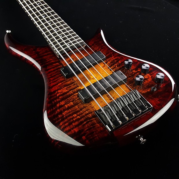 Used Pedulla 6 string Thunderbass refinished w/ Hard Case | Reverb