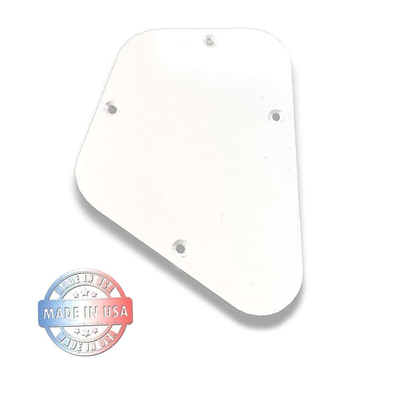 White Plastic Control Cavity Cover Back Plate for | Reverb Australia