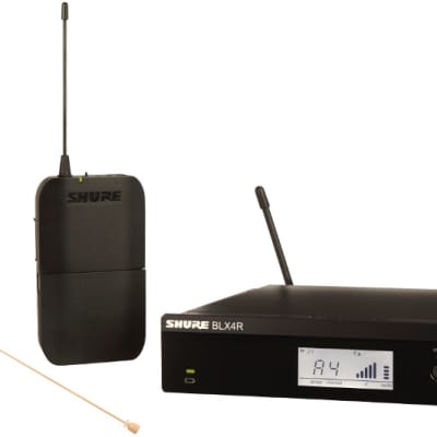Shure BLX14R/MX53 Wireless Rack-mount Presenter System with | Reverb