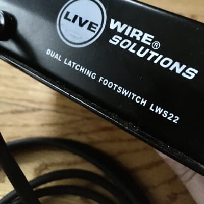 Live Wire Dual Latching LWS22 FootSwitch Electric Guitar | Reverb