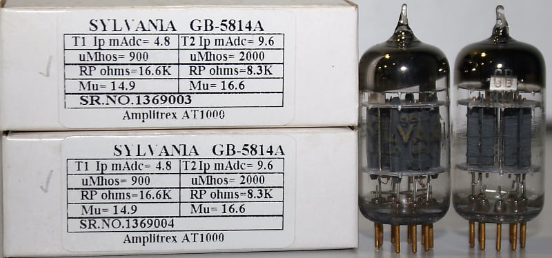 1MP GB-5814A SYLVANIA Triple Mica Gold Pin Made in USA | Reverb