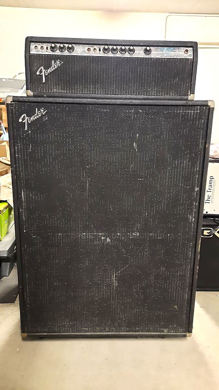Fender Bassman 100 (1976) + Pyramid 4x12 1976 | Reverb