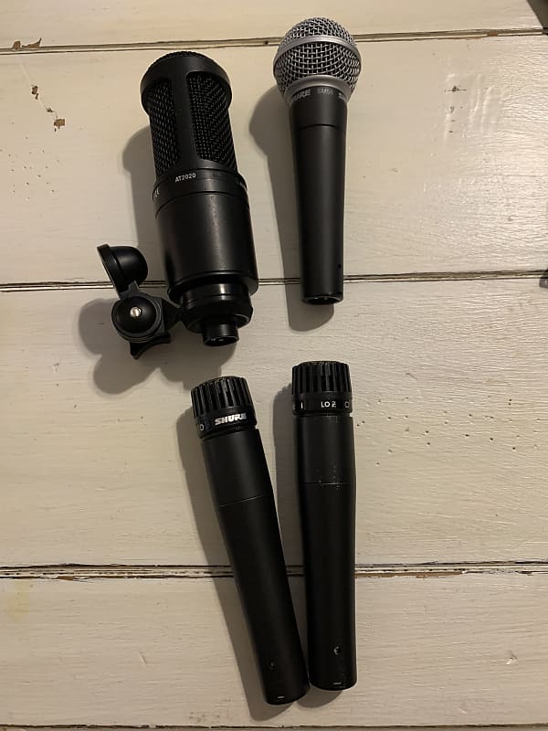 Shure At2020 sm58/57 2010 Black | Reverb