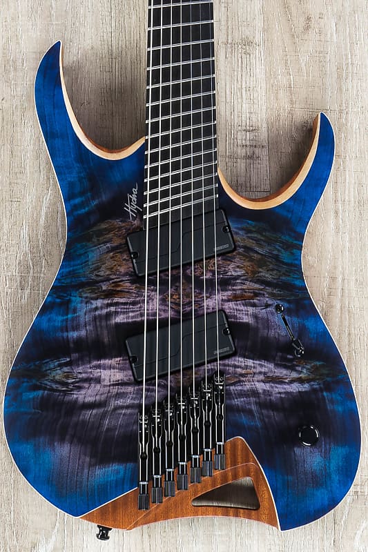 Mayones Hydra Elite 7 VF Multi-Scale 7-String Guitar, Purple | Reverb