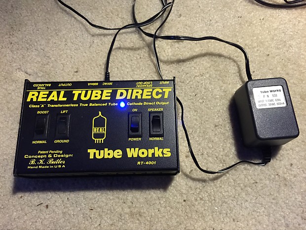 BK Butler Tube Works Real Tube Bass Direct Box DI 90's | Reverb