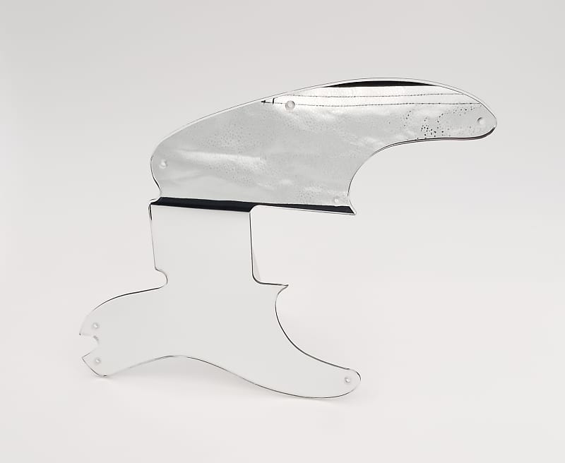 chrome mirror acrylic pickguard for us/mex FENDER 51' | Reverb