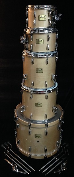 Pearl Session Studio Classic 5 Piece Shell Kit, Platinum Mist | Reverb