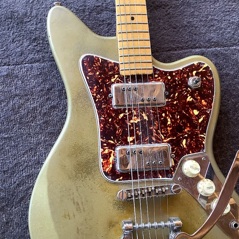 Framus Strato 1973 - vintage green/gold | Reverb