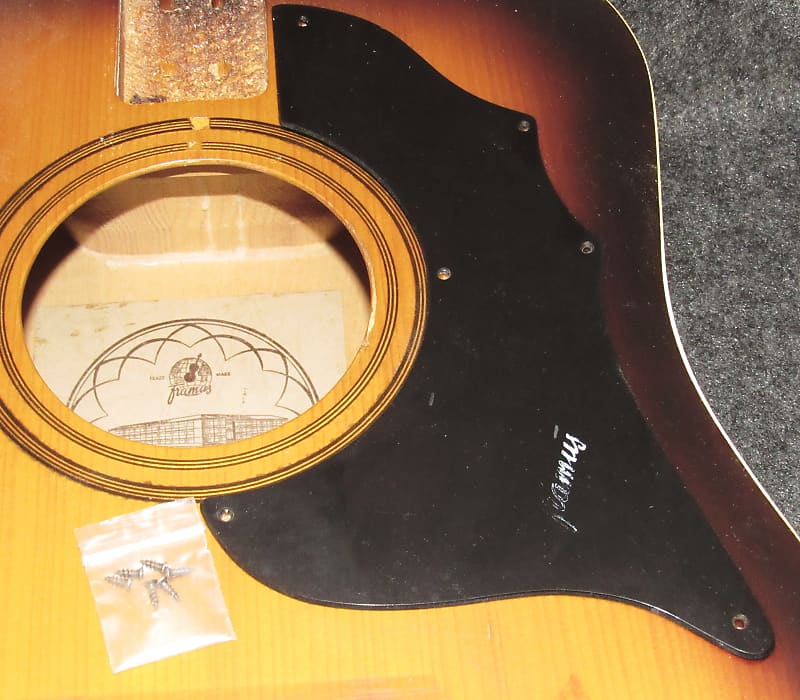 VINTAGE 1960'S -70'S FRAMUS 5/296 -196 TEXAN ACOUSTIC GUITAR | Reverb