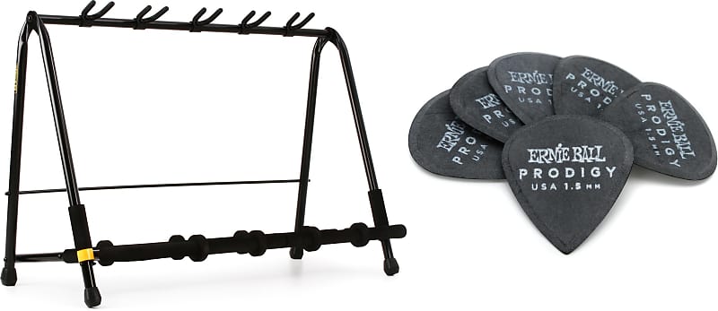 Hercules Stands GS525B Multi-guitar Rack for up to 5 Guitars | Reverb