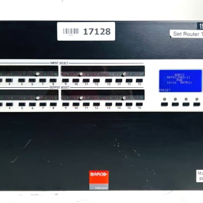 Barco Matrix Pro-II 16x16 DVI Router #17128 #17129 (One)THS | Reverb