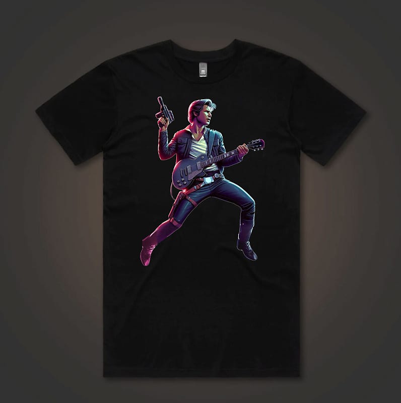 Han Guitar Solo Guitar T-Shirt | Reverb UK