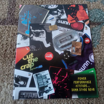 Sunn Catalog & Price List 1982 Colosseum Beta & More | Reverb