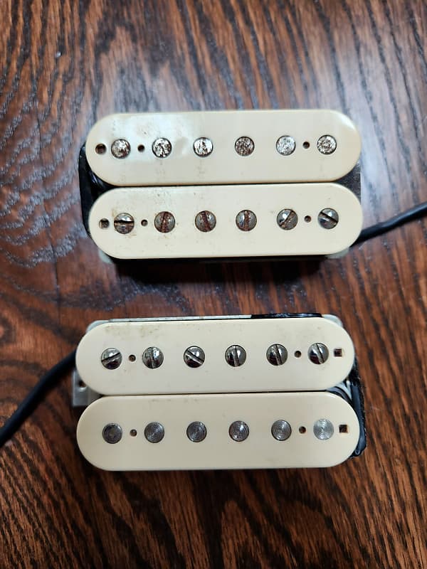 Monty's PAF Humbucker Pickup SET - Aged, Double Cream | Reverb
