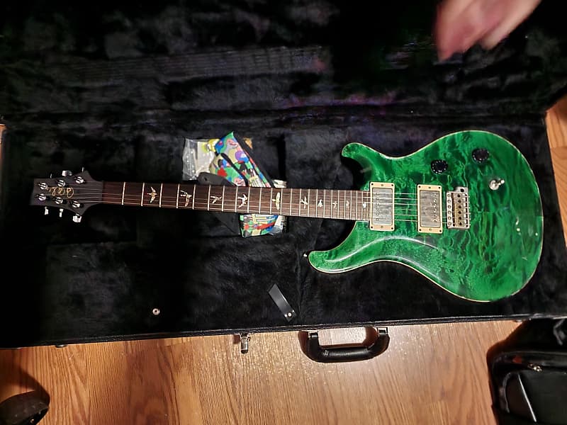 PRS Custom 24 2002 Emerald Green | Reverb
