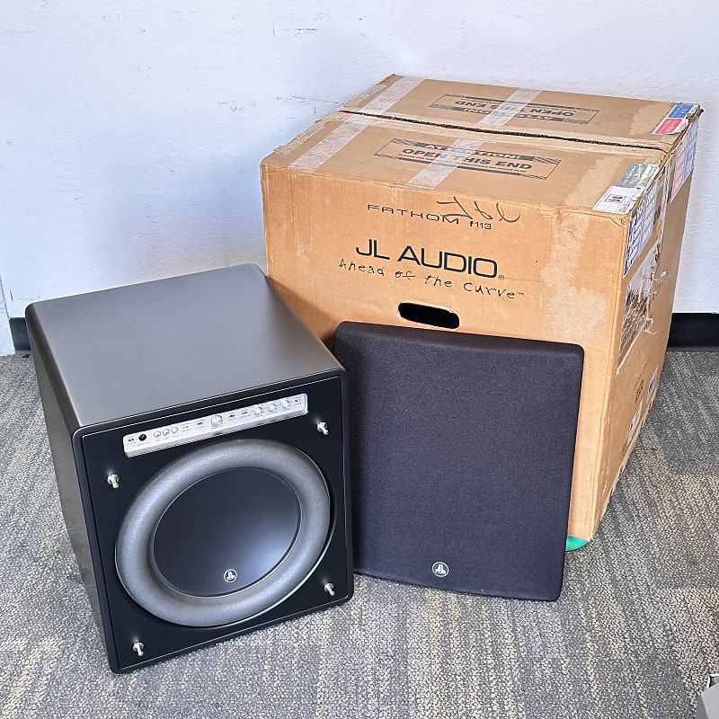 JL Audio Fathom f113 Satin Black Subwoofer (Single) | Reverb